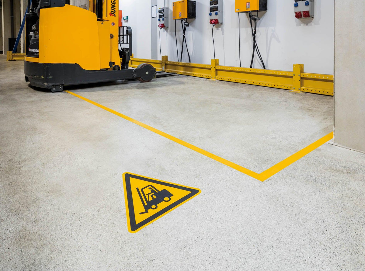 ISO Floor Safety Markings | with R9 Slip Resistance