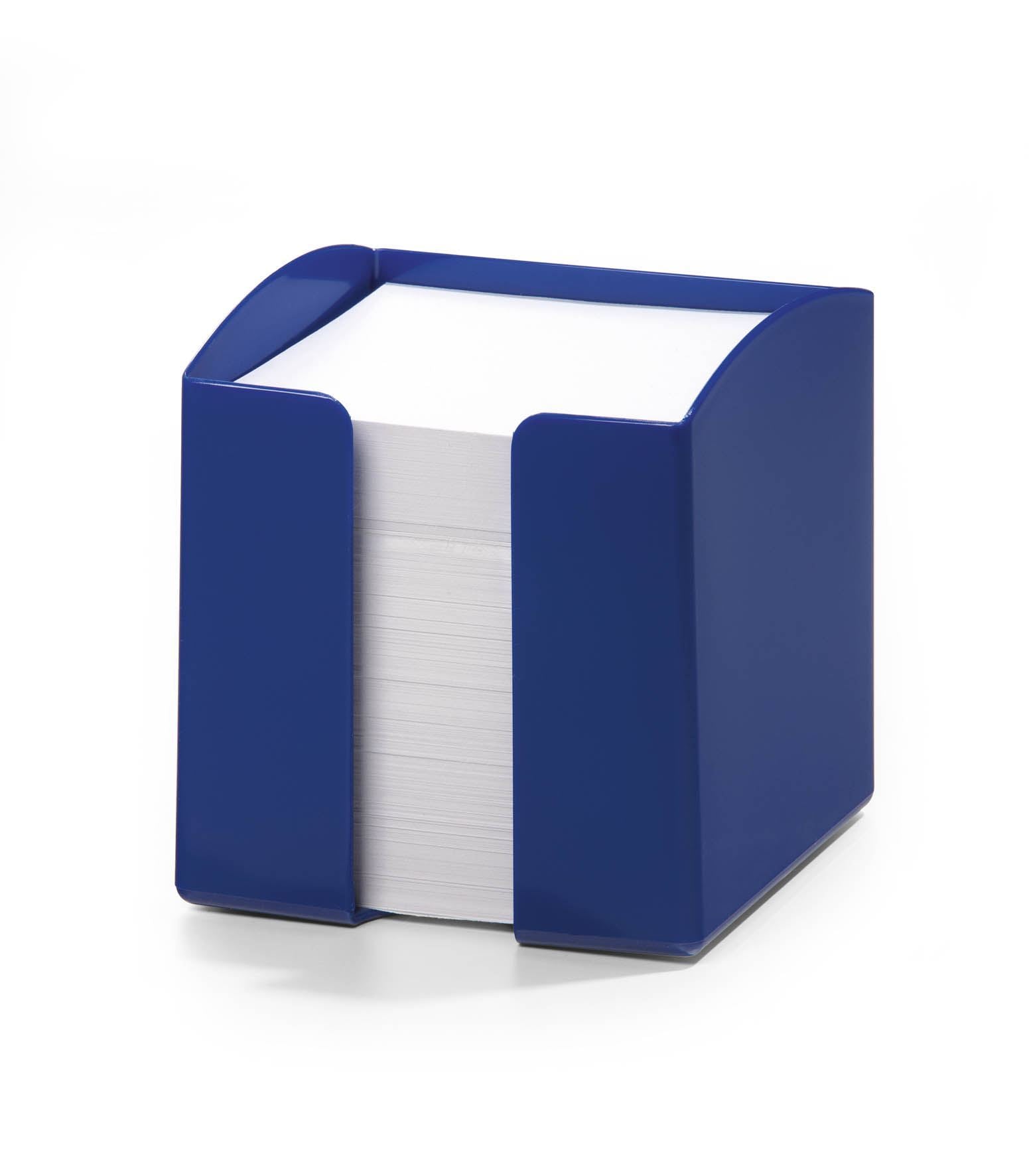 Durable TREND 800 Sheet Note Box Memo Pad Cube | 6 Pack | Blue