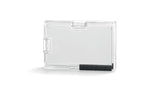 Durable PUSHBOX Security Pass ID Card Holders | 10 Pack | Clear