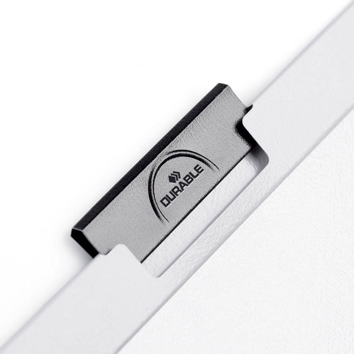 Durable DURACLIP 60 Sheet Document Metal Clip File Folder | 10 Pack