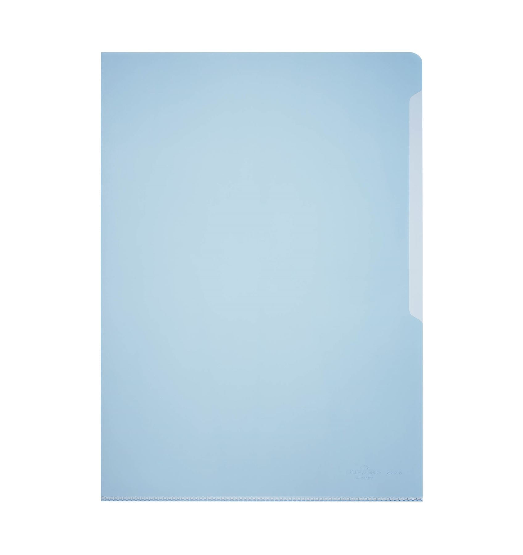 Durable Clear Plastic Cut Flush Document Wallet Folder | 50 Pack | A4