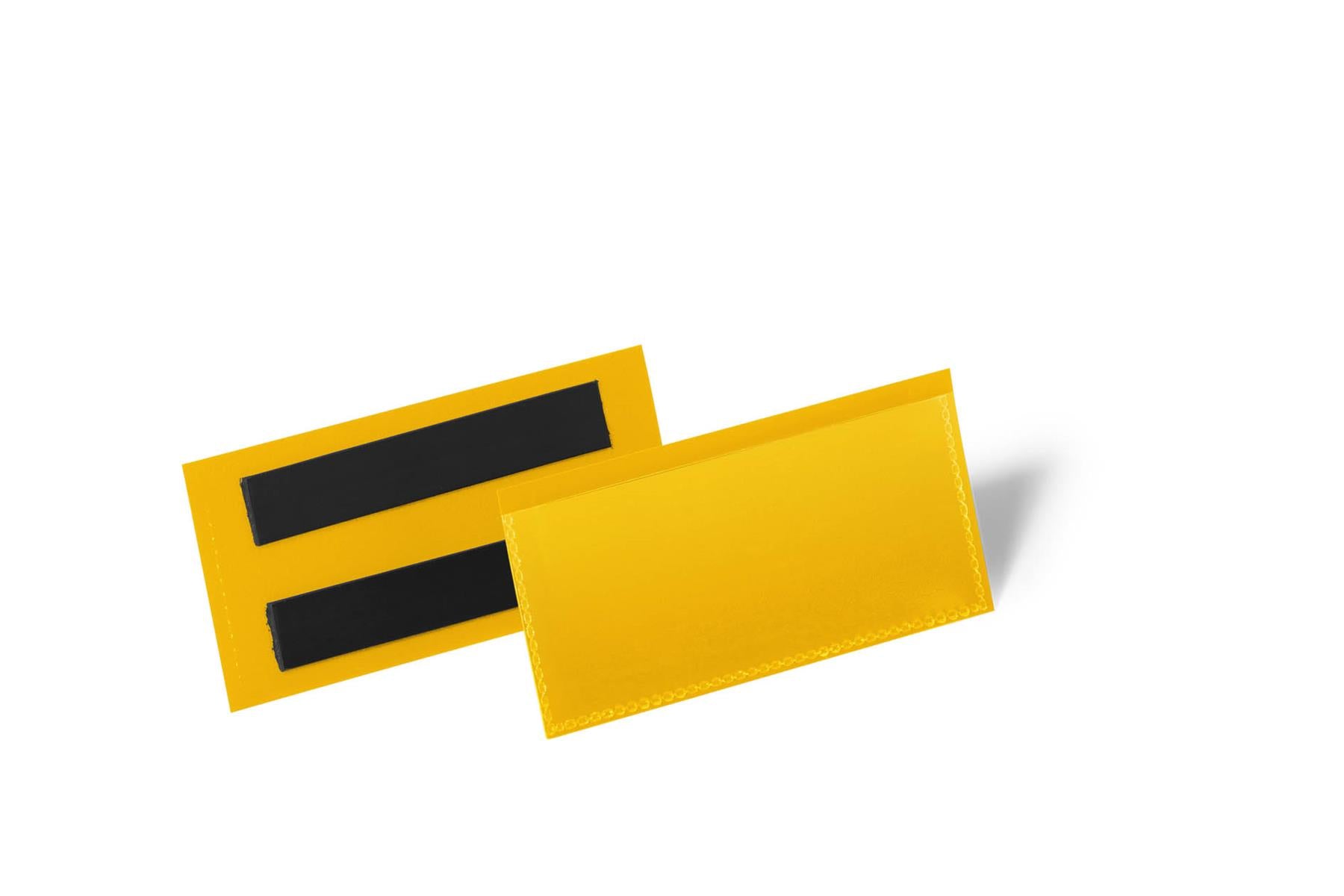 Durable Magnetic Ticket Holder Document Pockets | 50 Pack | 100 x 38mm