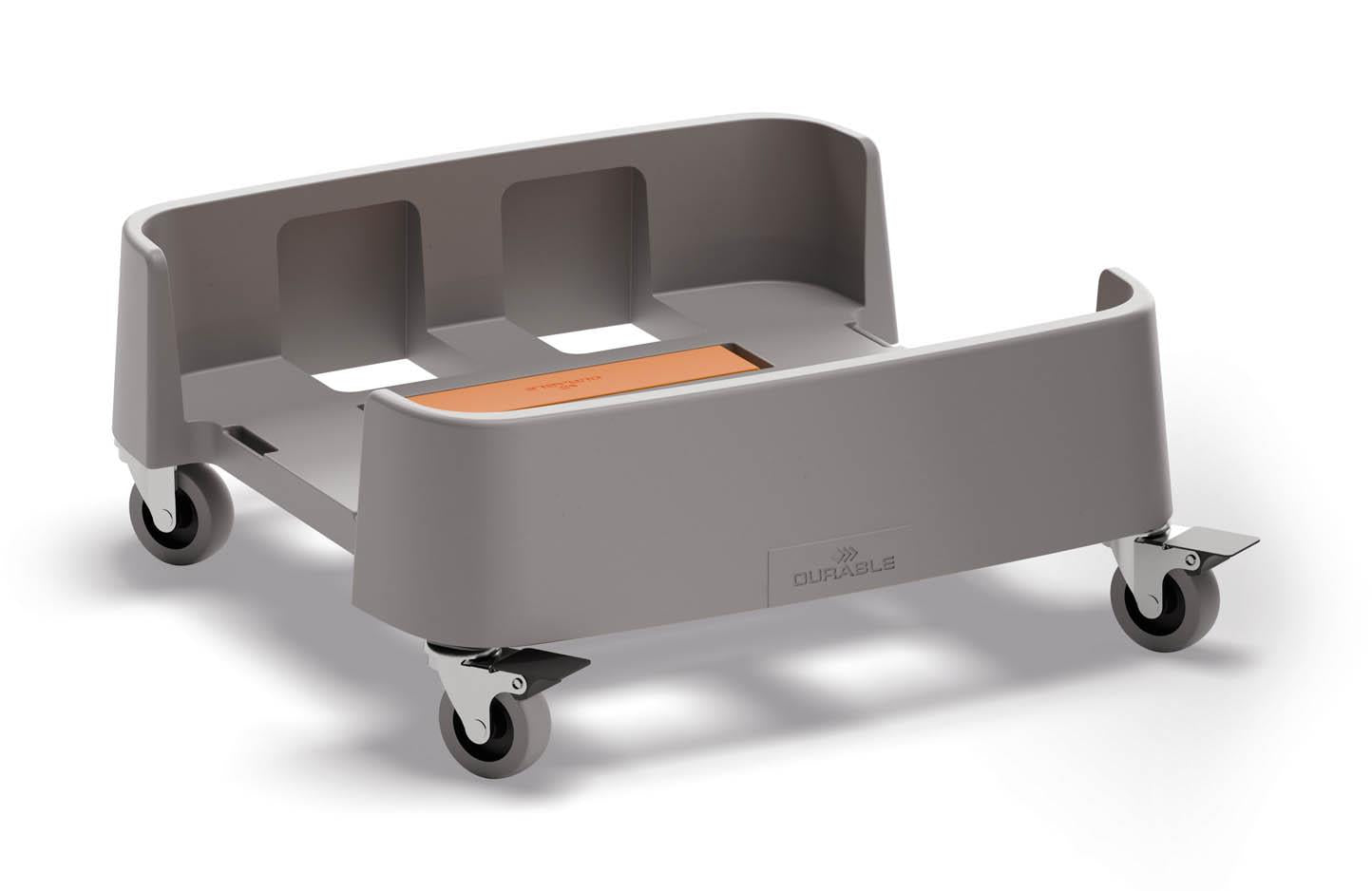 Durable 90L Linkable Bin Trolley | Robust Modular Waste Trolley for DU