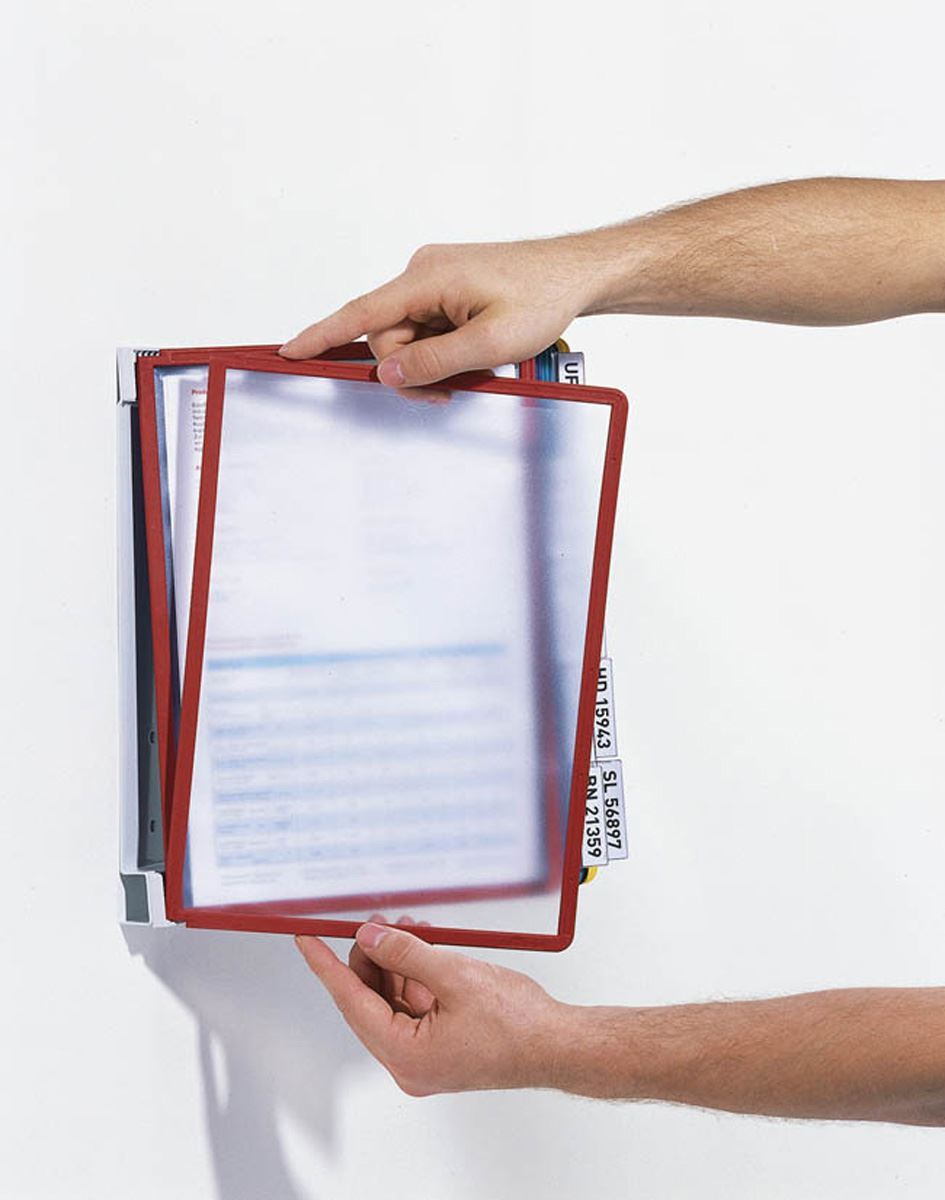 Durable VARIO WALL 10 Display Panel Document Holder | 10 Panel | A4 Co