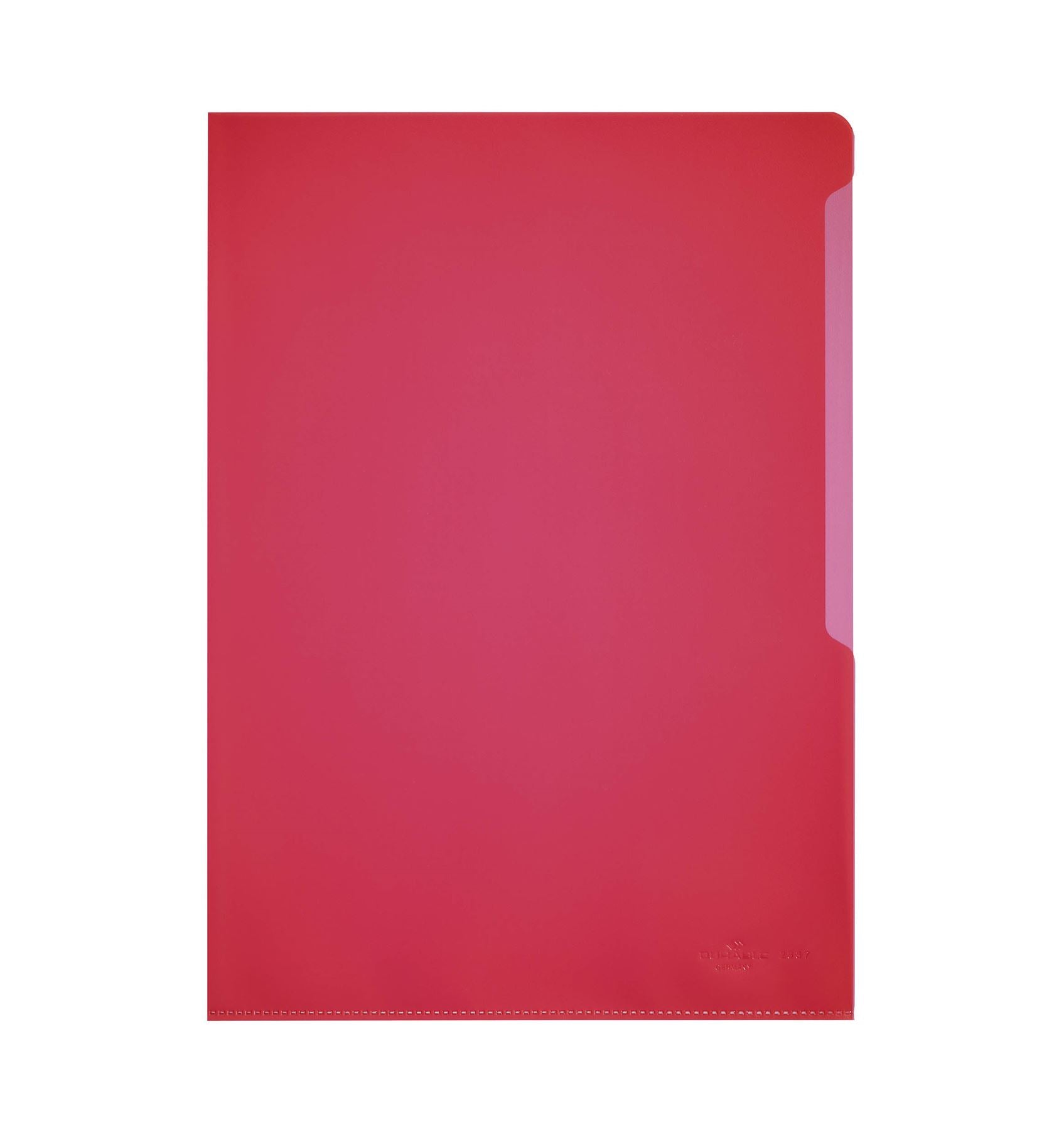 Durable Clear Plastic Cut Flush Document Wallet Folder | 100 Pack | A4